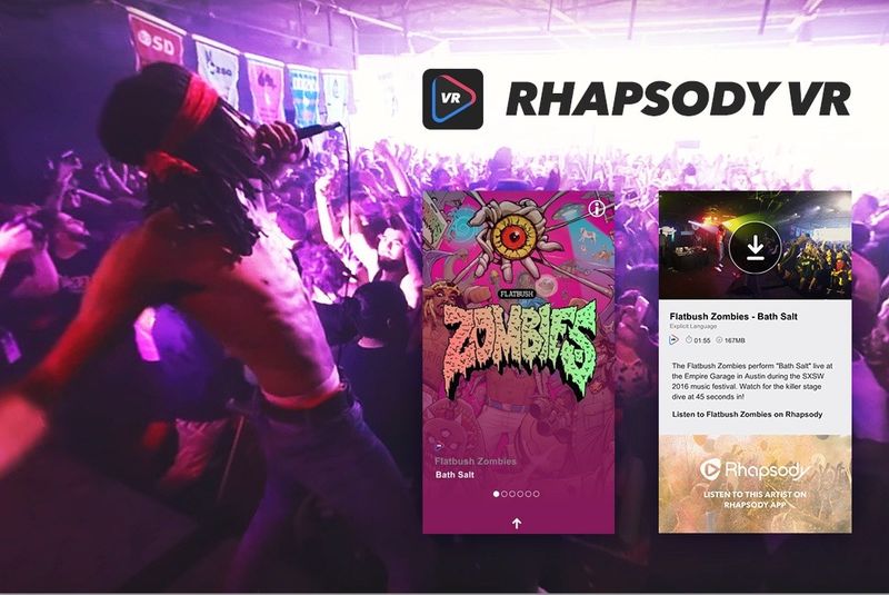 Rhapsody lanza Aplicación de Realidad Virtual